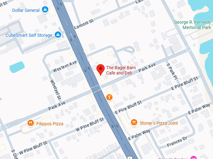 16. the bagel barn cafe and deli map