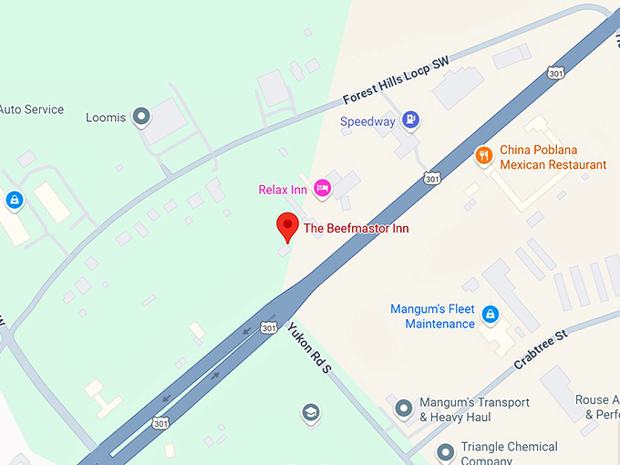 the beefmastor inn map