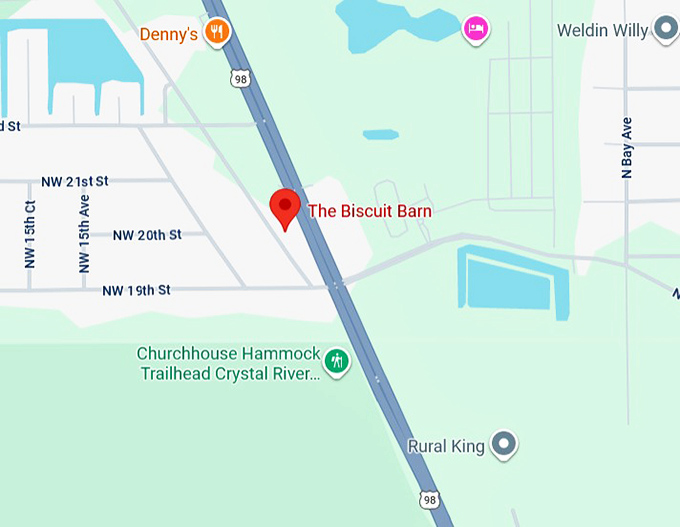 16. the biscuit barn map