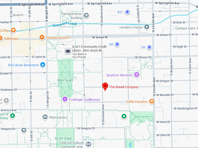 16. the bread company map