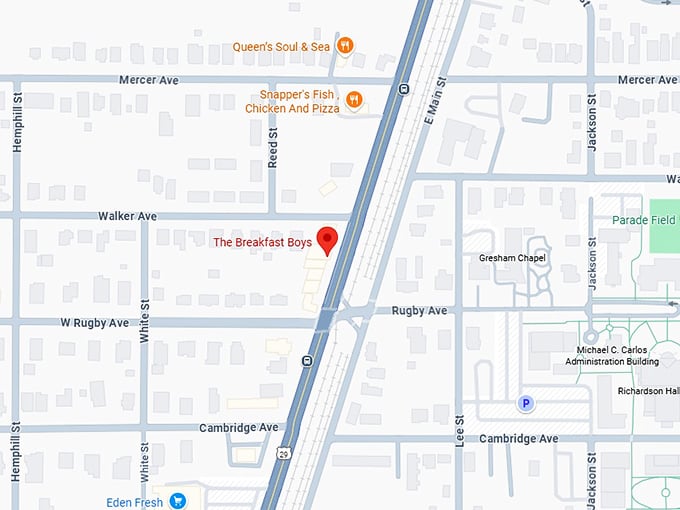 16. the breakfast boys map