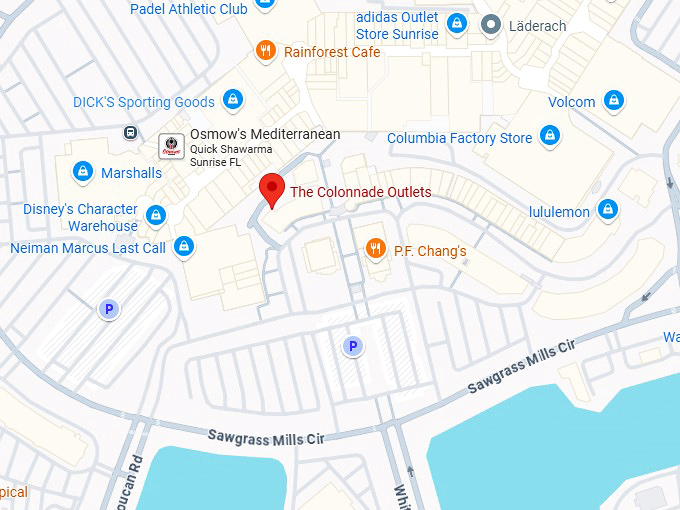 16. the colonnade outlets map