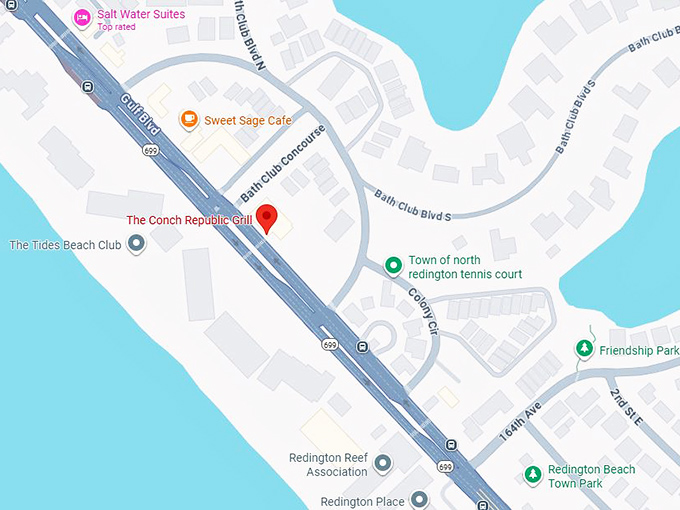 16. the conch republic grill map