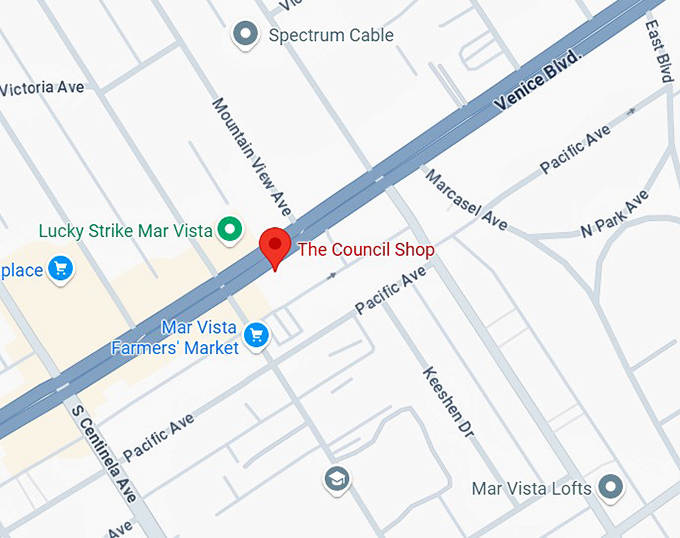 16. the council shop (12120 venice blvd) map