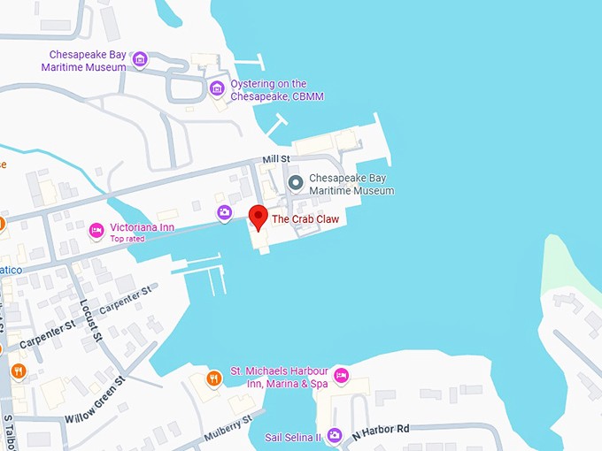 16. the crab claw map