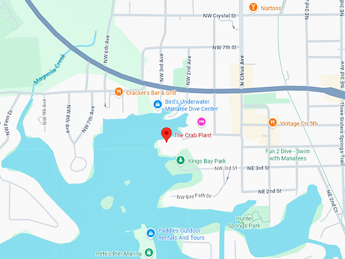 16. the crab plant map