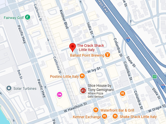 16. the crack shack little italy map
