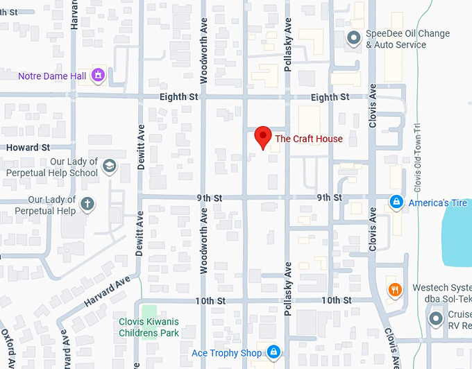 16. the craft house map