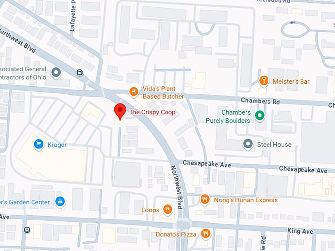 16. the crispy coop map