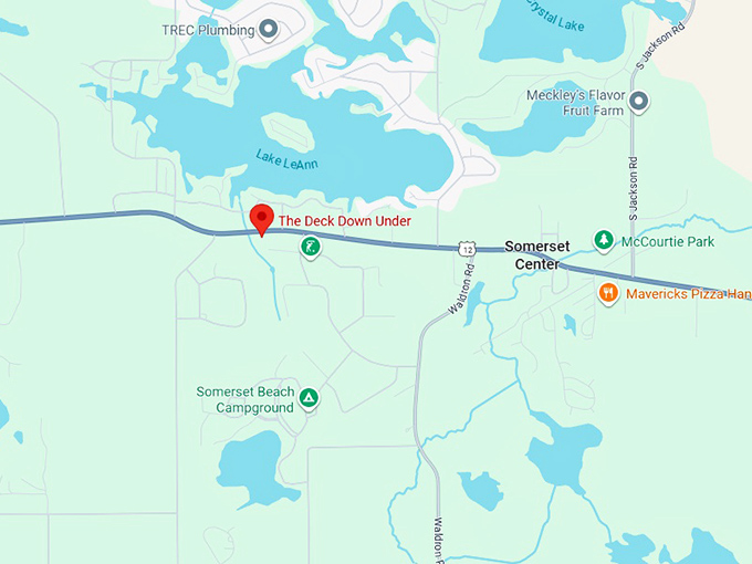 16. the deck down under map