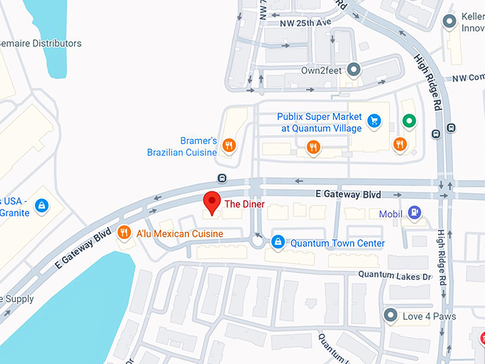 16. the diner map