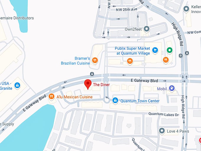 16. the diner map