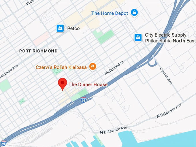 16. the dinner house map