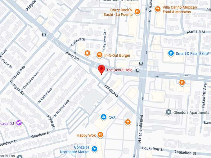 16. the donut hole map