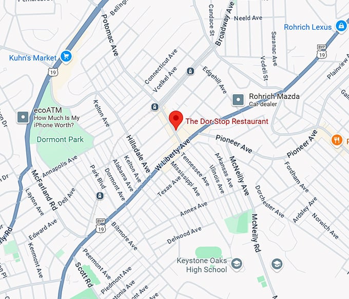 16. the dor stop restaurant map