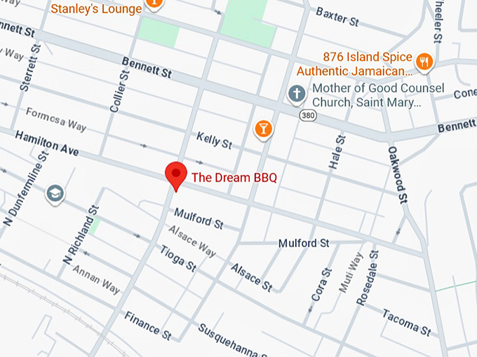 16. the dream bbq map