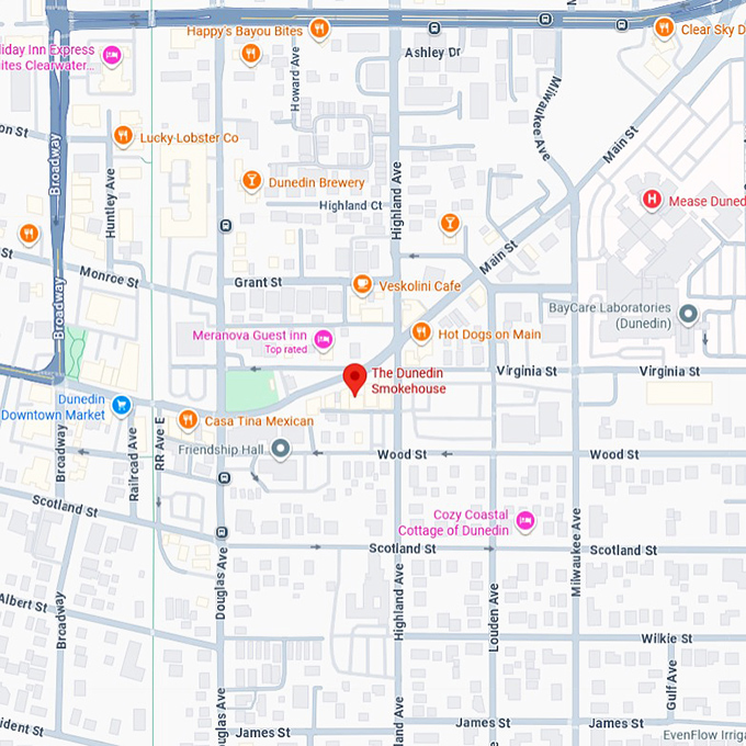 16. the dunedin smokehouse map