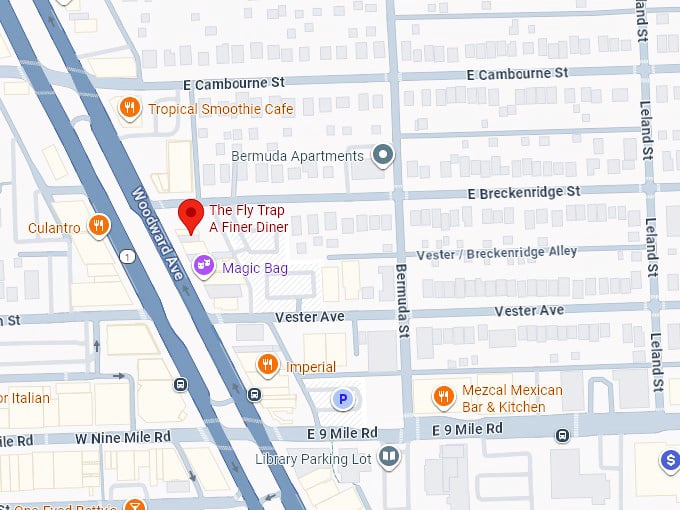 16. the fly trap a finer diner map