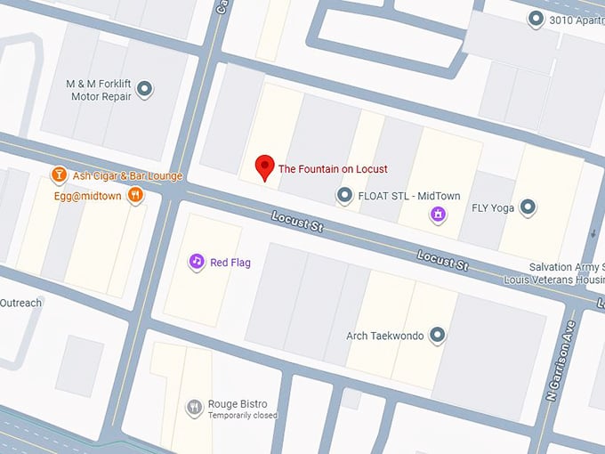 16. the fountain on locust map