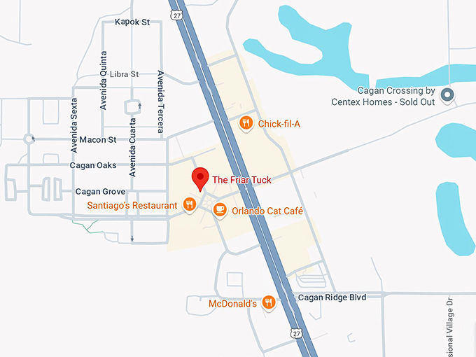 16. the friar tuck map