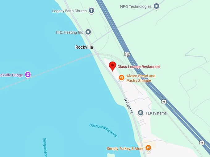 16. the glass lounge map