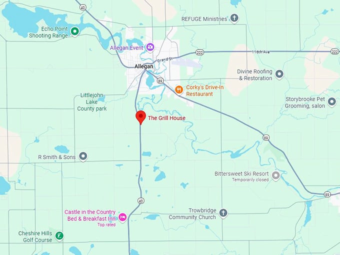 16. the grill house map