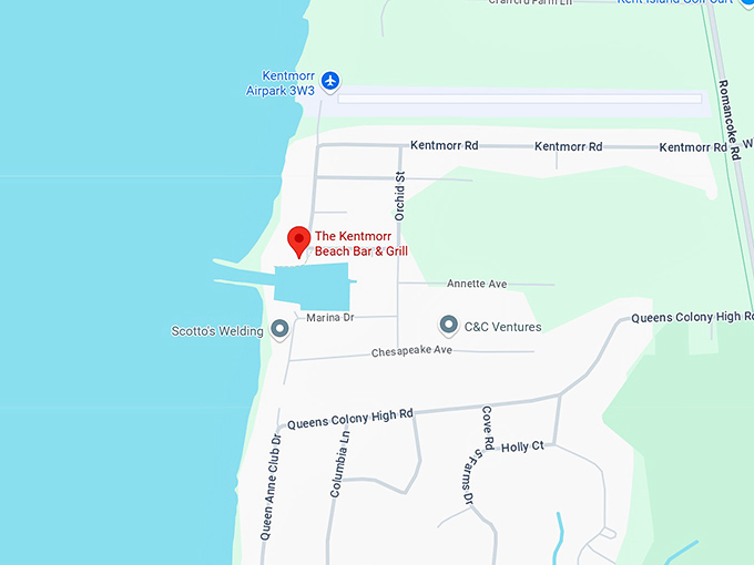 16. the kentmorr beach bar & grill map