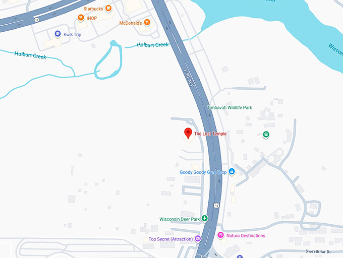 16. the lost temple map