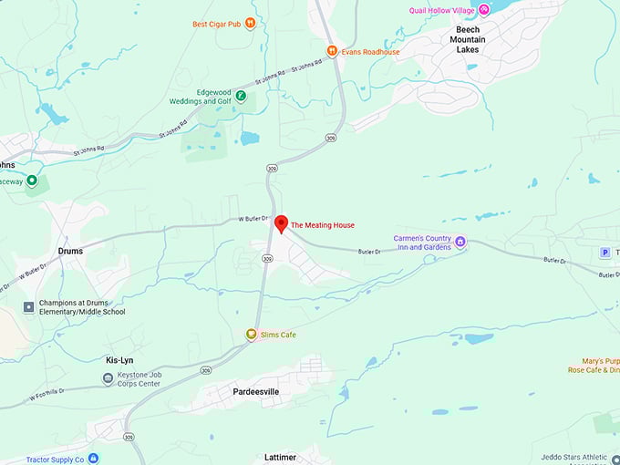 16. the meating house map