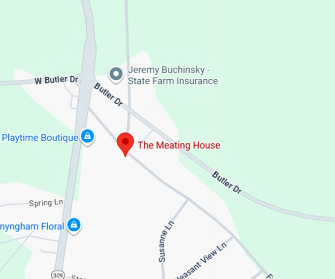 the meating house map