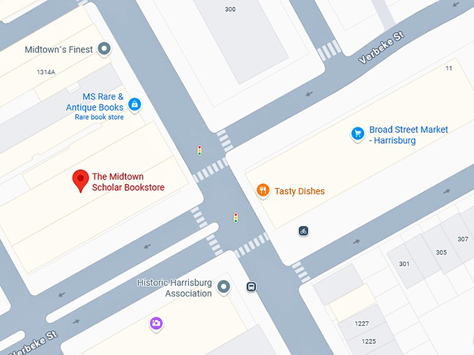 16. the midtown scholar bookstore map