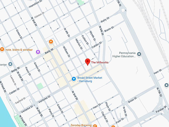 16. the millworks map