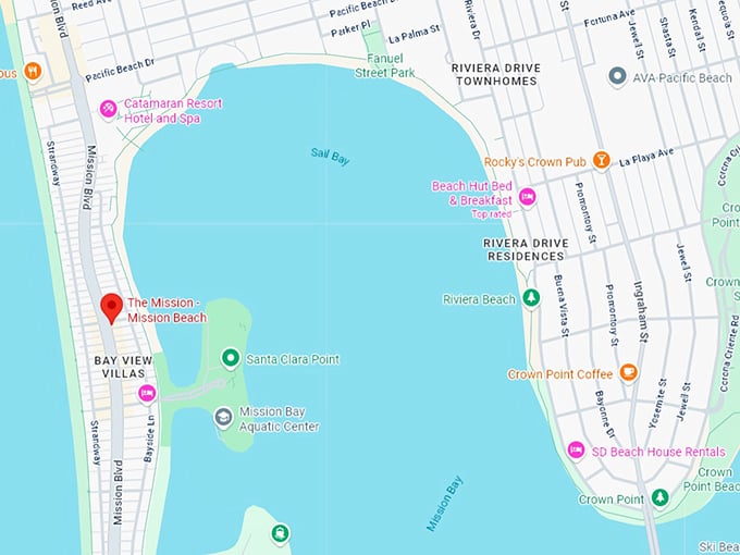 16. the mission mission beach map