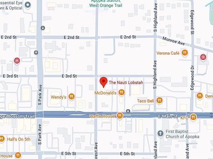 16. the nauti lobstah map