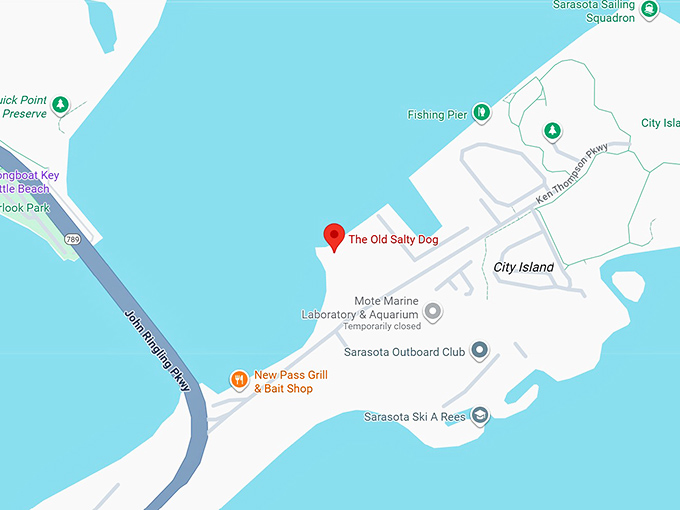 16. the old salty dog map