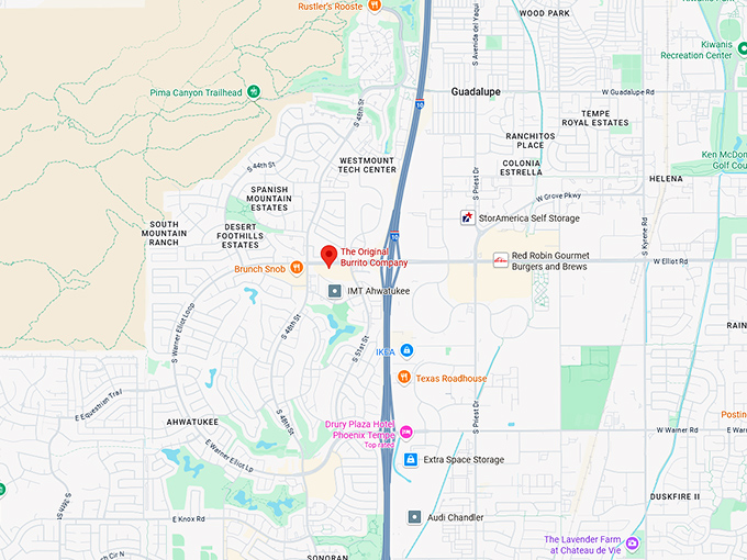 16. the original burrito company map