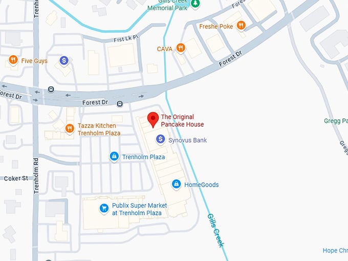 16. the original pancake house map