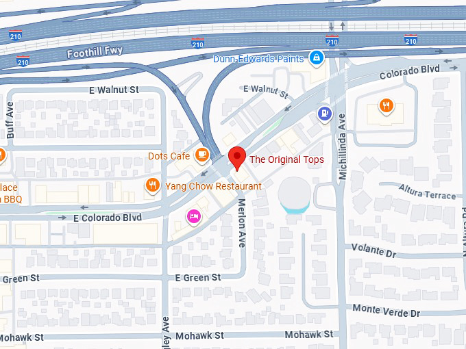 16. the original tops map