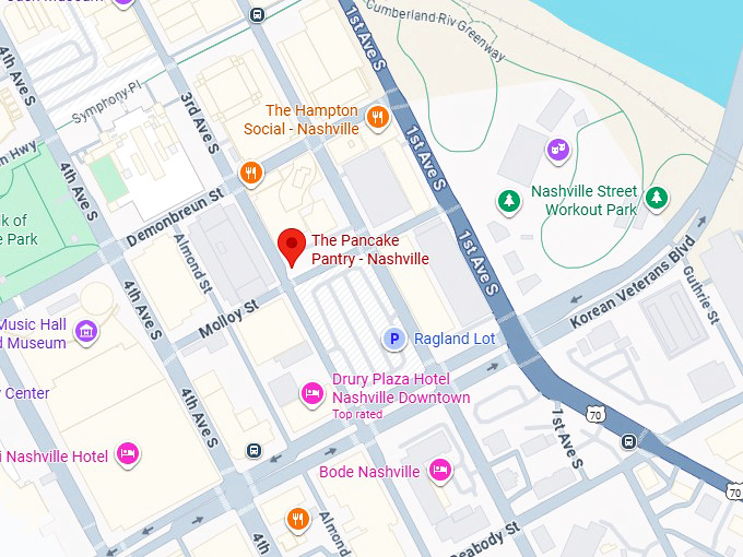 16. the pancake pantry nashville map