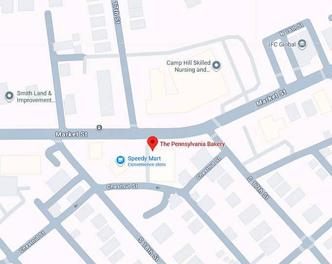 16. the pennsylvania bakery map