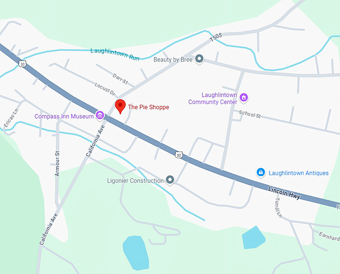 16. the pie shoppe map