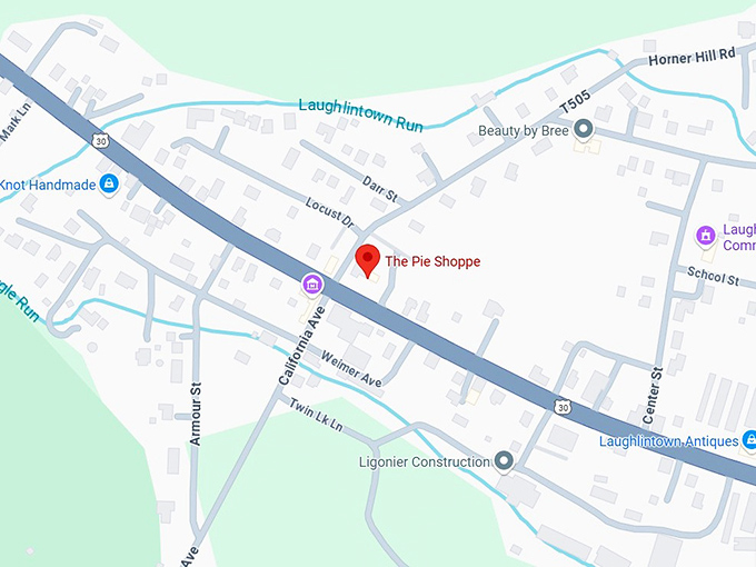16. the pie shoppe map