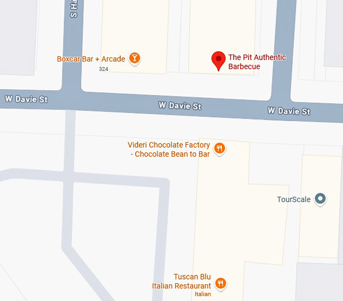 16. the pit authentic barbecue map