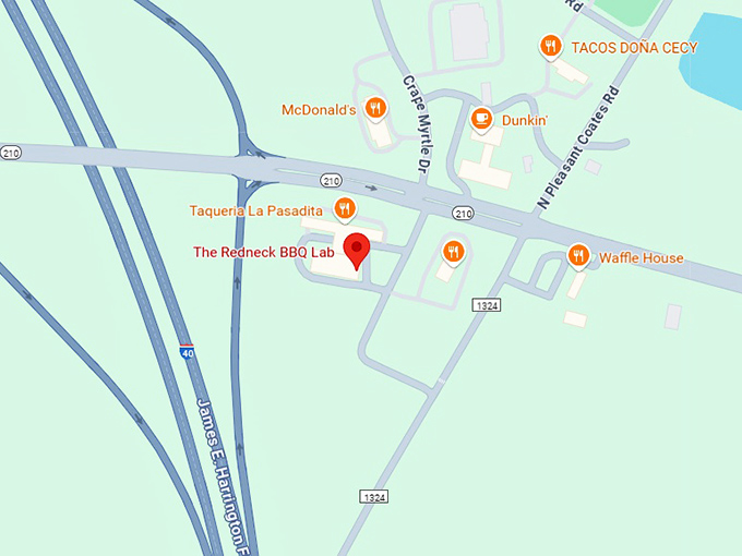 16. the redneck bbq lab map