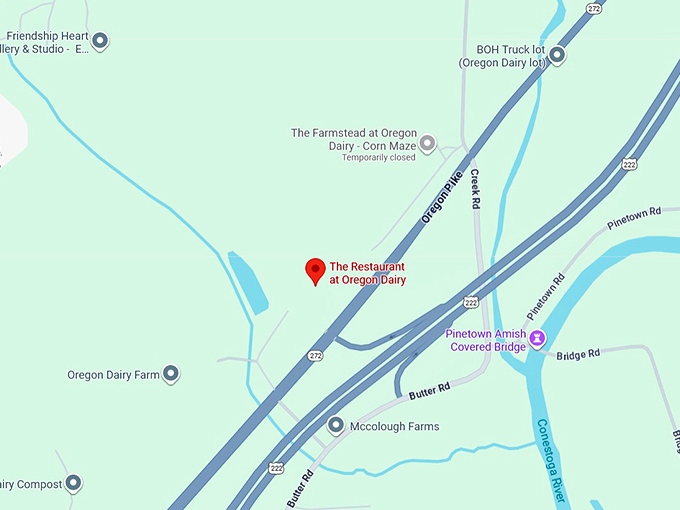 16. the restaurant at oregon dairy map