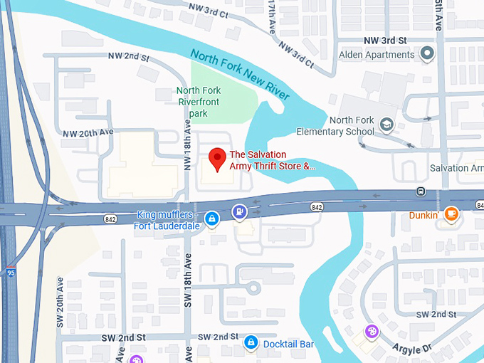 16. the salvation army family store map