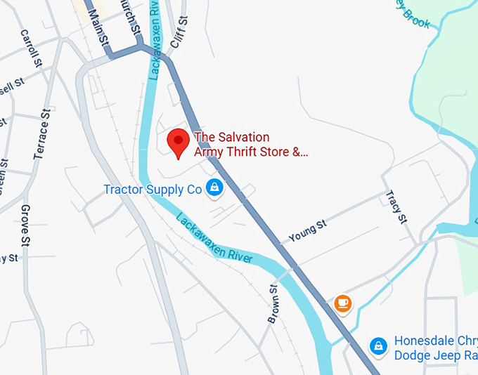 16. the salvation army thrift store & donation center map