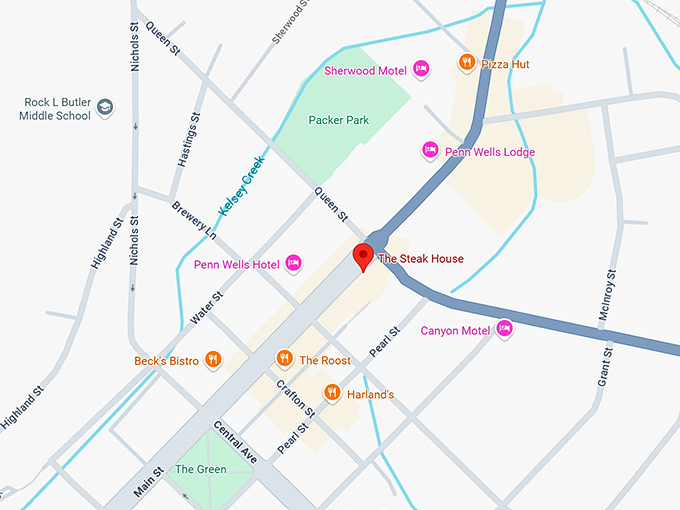 16. the steak house map