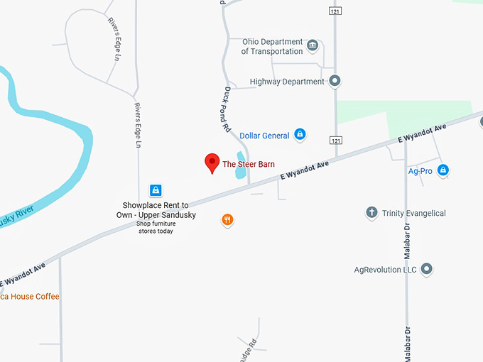 16. the steer barn 1144 e wyandot ave map