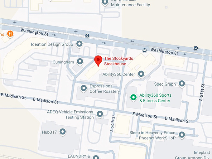 16. the stockyards restaurant map